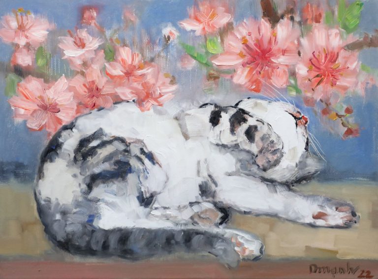 Artist Lam Duc Manh - Vietnamese Oil Paintings - Nguyen Art Gallery