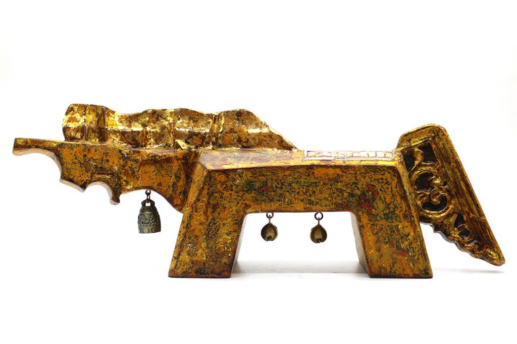 Monkey - Vietnamese Lacquer Artwork by Artist Nguyen Tan Phat