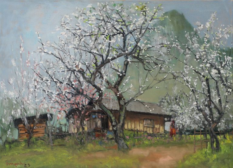 Artist Lam Duc Manh - Vietnamese Oil Paintings - Nguyen Art Gallery