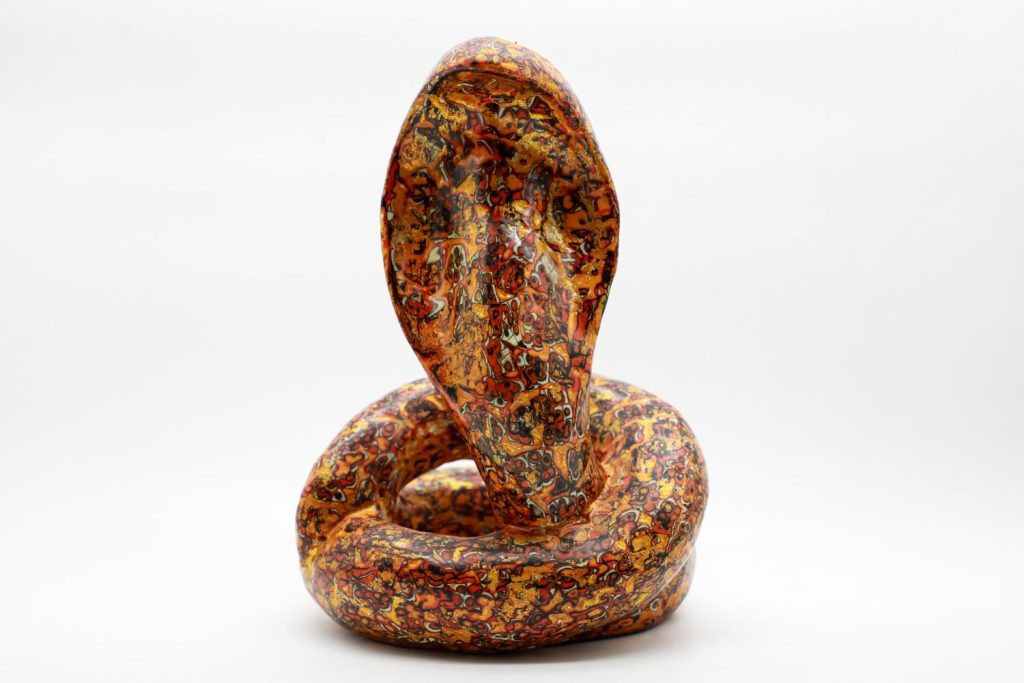 White Dove II - Vietnamese Lacquer Artwork by Artist Nguyen Tan Phat