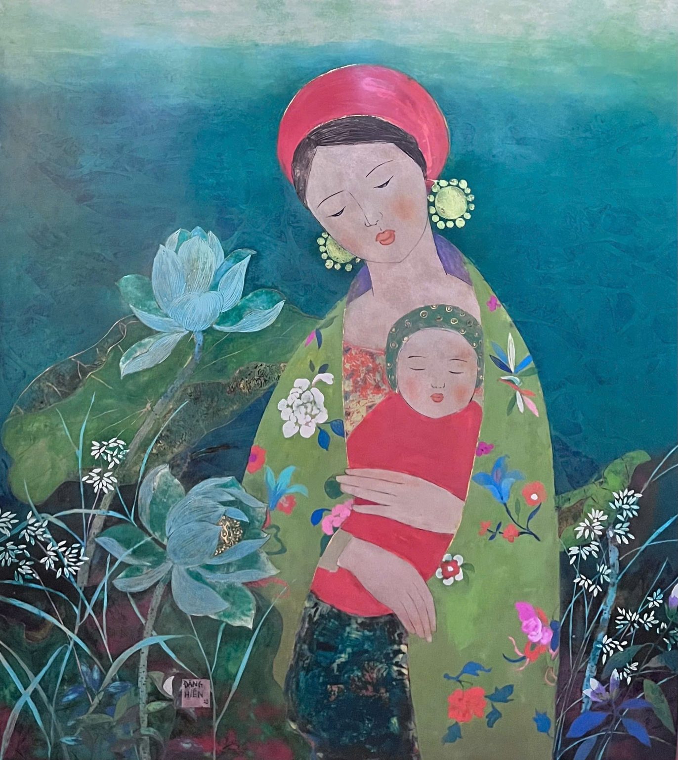 Artist Dang Hien - Vietnamese Lacquer Paintings on Wood - Nguyen Art ...