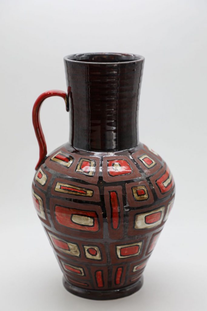 Vase of Windows - Vietnamese Ceramic Artwork by Artist Nguyen Thu Thuy