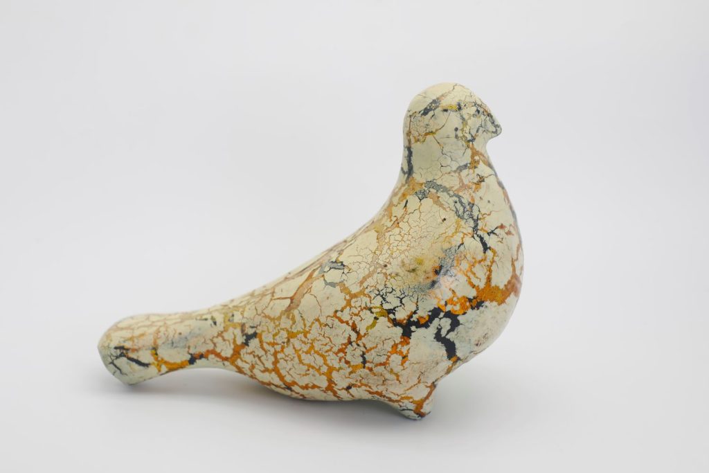 Garish Small Table II - Vietnamese Lacquer Artwork by Artist Nguyen Tan ...