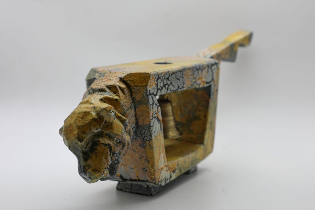 Garish Small Table II - Vietnamese Lacquer Artwork by Artist Nguyen Tan ...