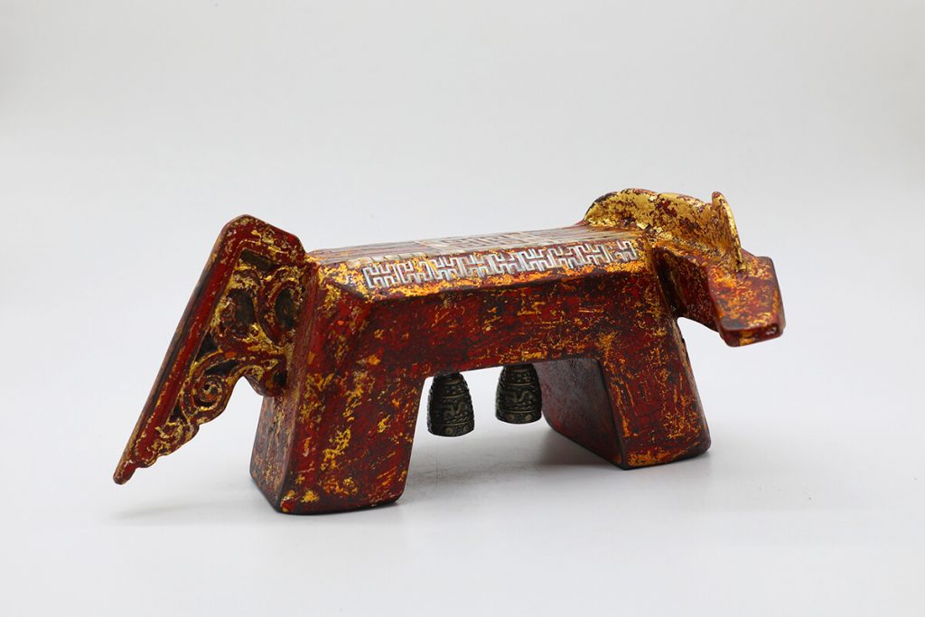 Garish Small Table II - Vietnamese Lacquer Artwork by Artist Nguyen Tan ...