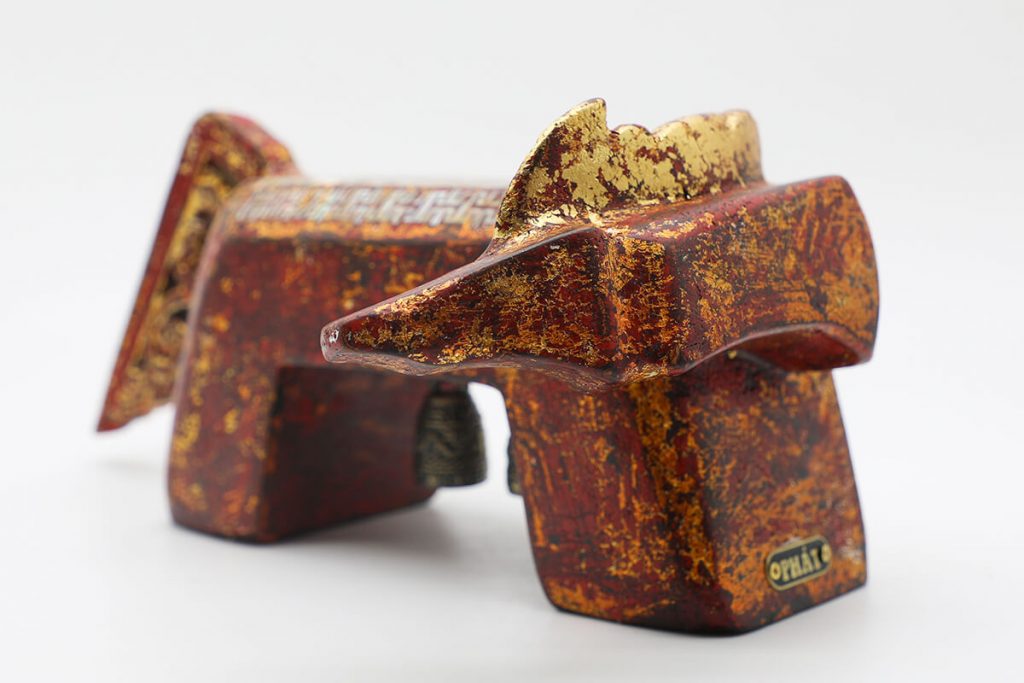 Garish Small Table II - Vietnamese Lacquer Artwork by Artist Nguyen Tan ...